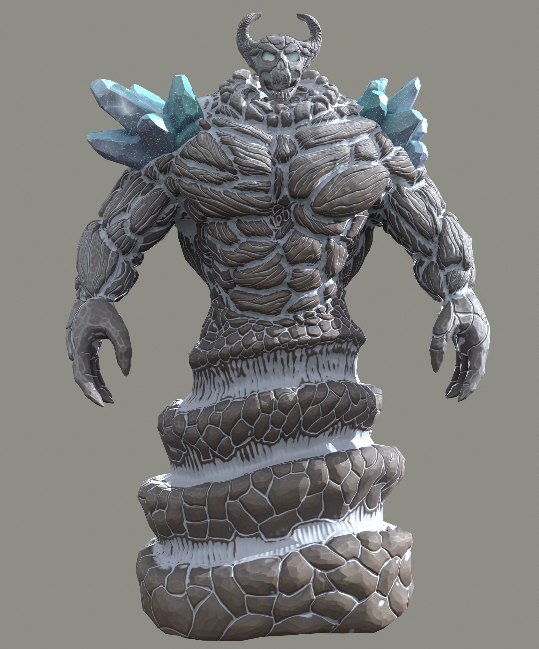 3D model Elemental Golems VR / AR / low-poly | CGTrader