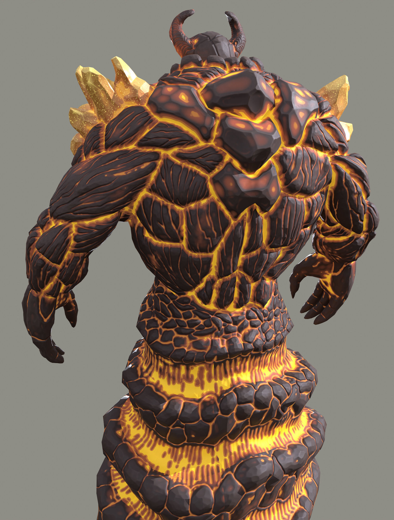 3D model Elemental Golems VR / AR / low-poly | CGTrader