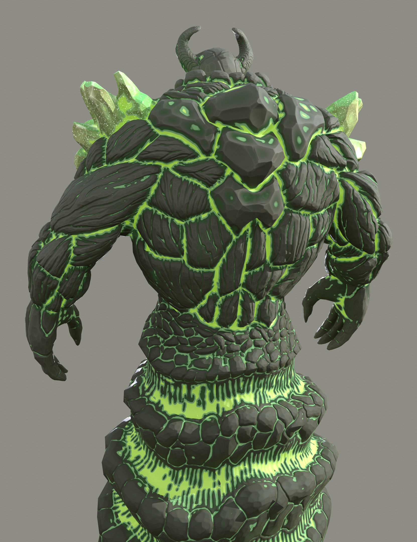 3D model Elemental Golems VR / AR / low-poly | CGTrader