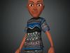Cartoon Character African Boy Animated 3D model animated rigged | CGTrader