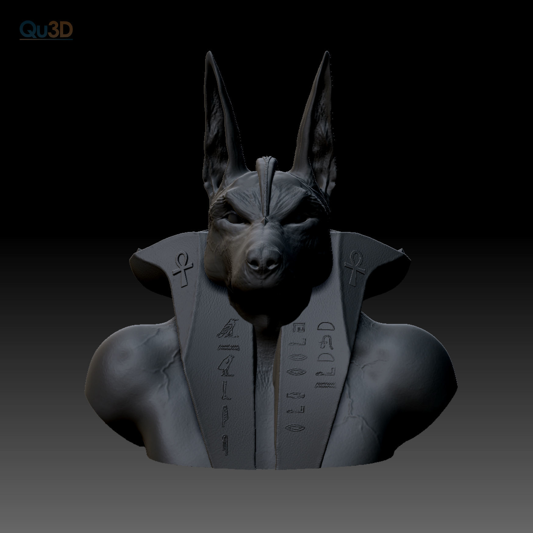 Anubis-Bust 3D model 3D printable | CGTrader