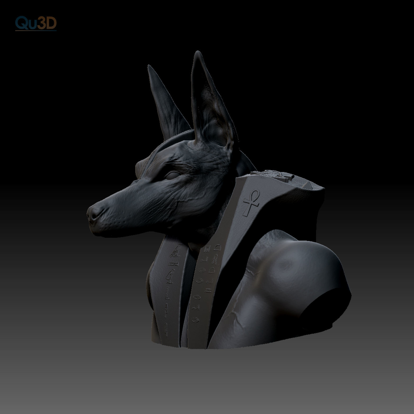 Anubis-Bust 3D model 3D printable | CGTrader