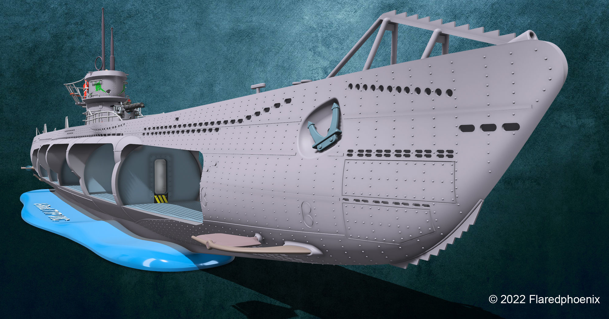 Brettspiel Model U-Boot TYP VIIC 3D model 3D printable | CGTrader