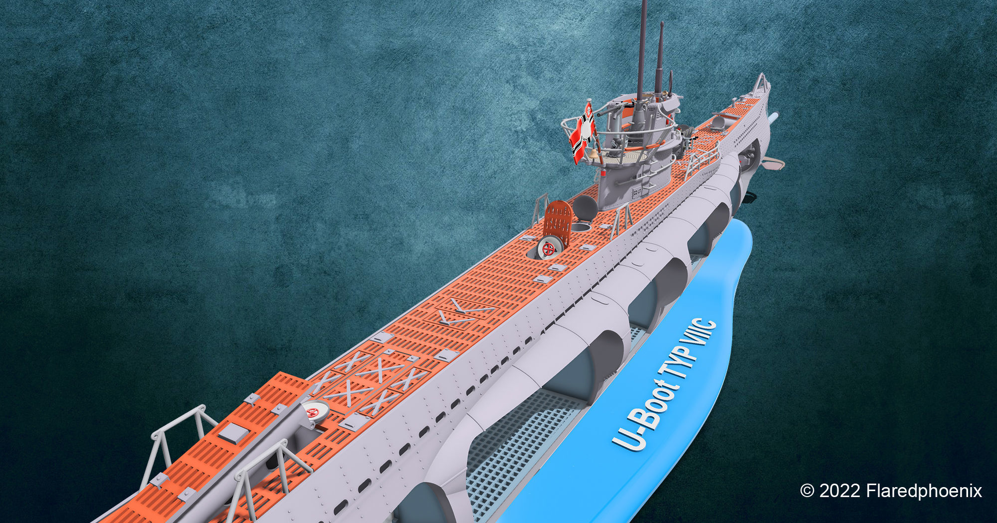 Brettspiel Model U-Boot TYP VIIC 3D model 3D printable | CGTrader