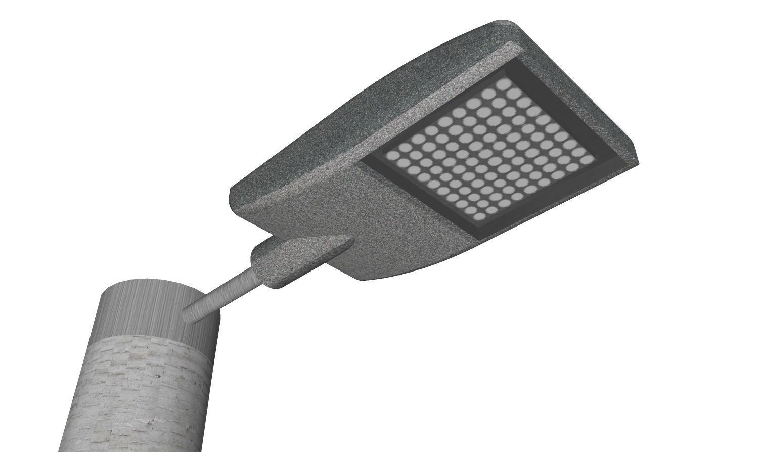 Concrete Lamp Post - Light Pole - Light Post - Street Light 18 3D model ...