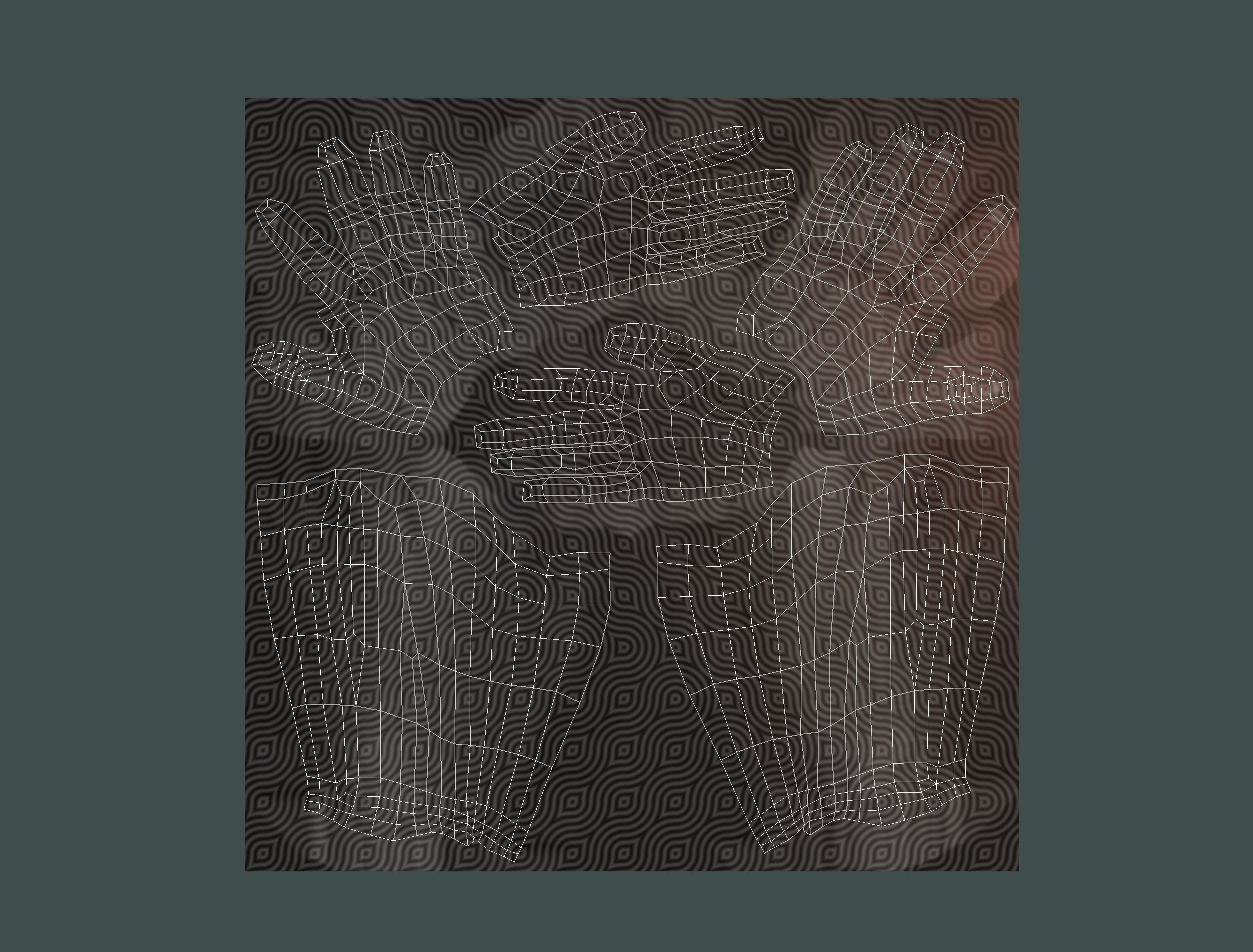 3D model Low Poly model Base Man Character Body VR / AR / low-poly ...
