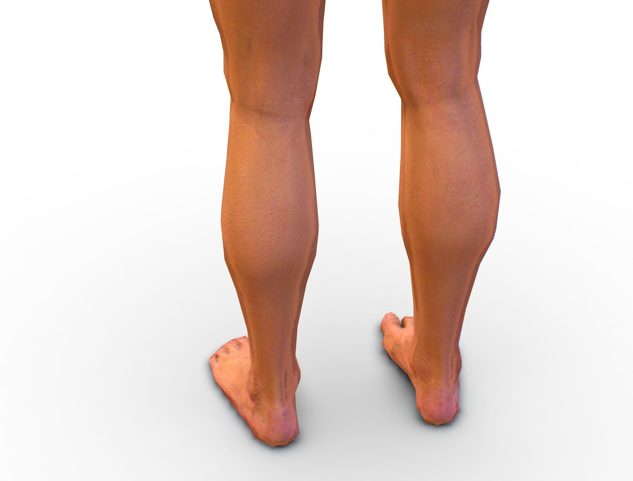 3D model Low Poly model Base Man Character Body VR / AR / low-poly ...