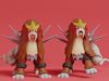 Pokemon - Entei with 2 poses 3D model 3D printable | CGTrader