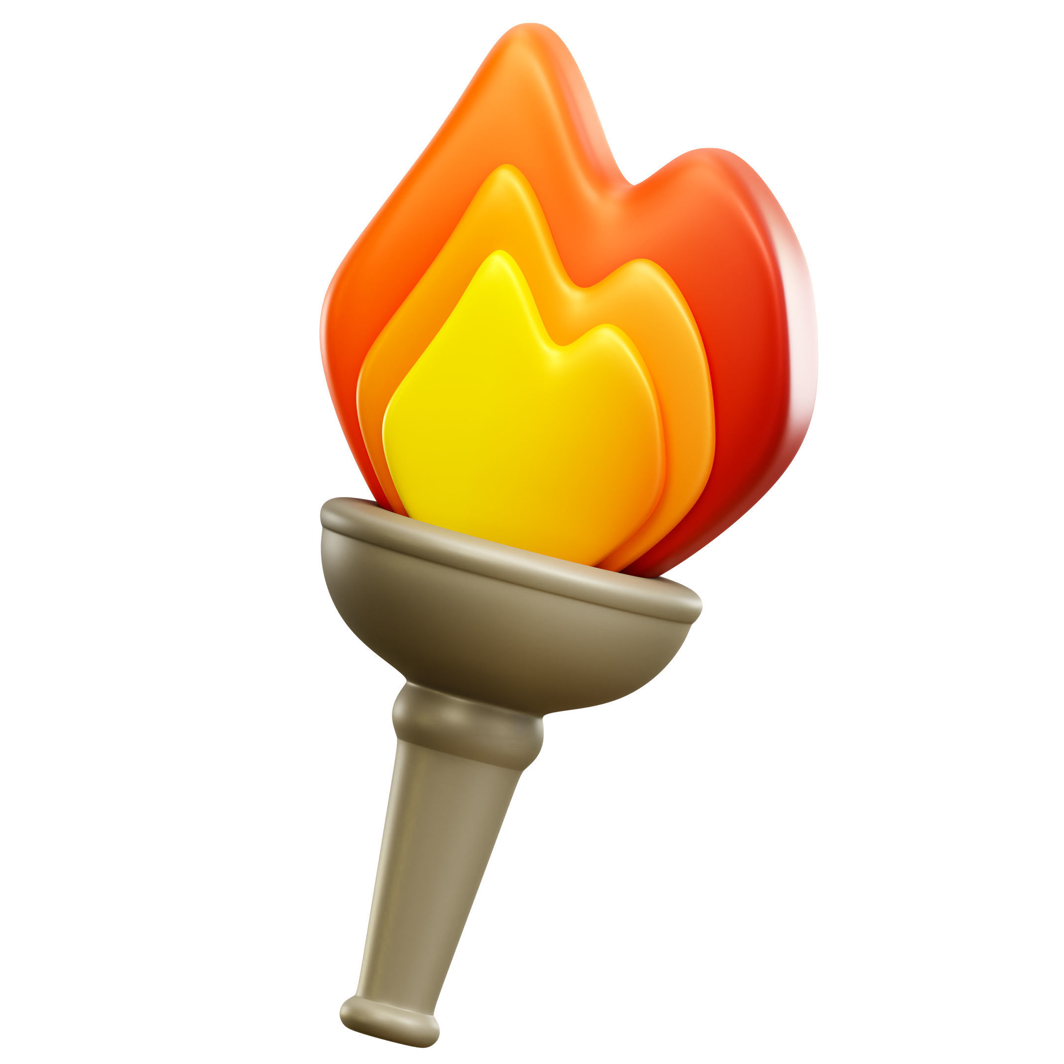 3D model Torch 3D Icon VR / AR / low-poly | CGTrader