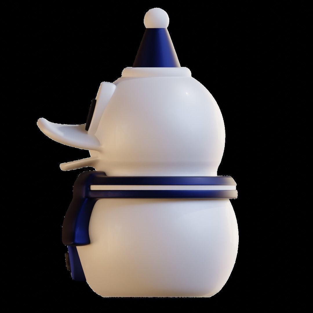 Donald Duck Snowman 3D model 3D printable | CGTrader