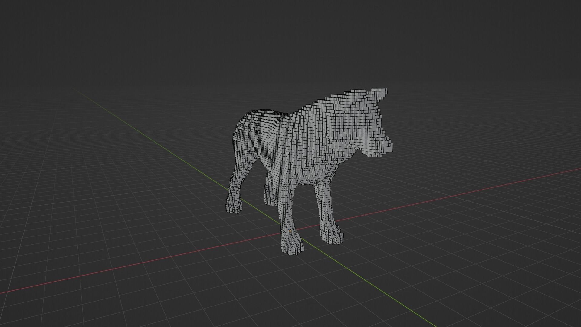3D model Wolf Voxel Style VR / AR / low-poly | CGTrader