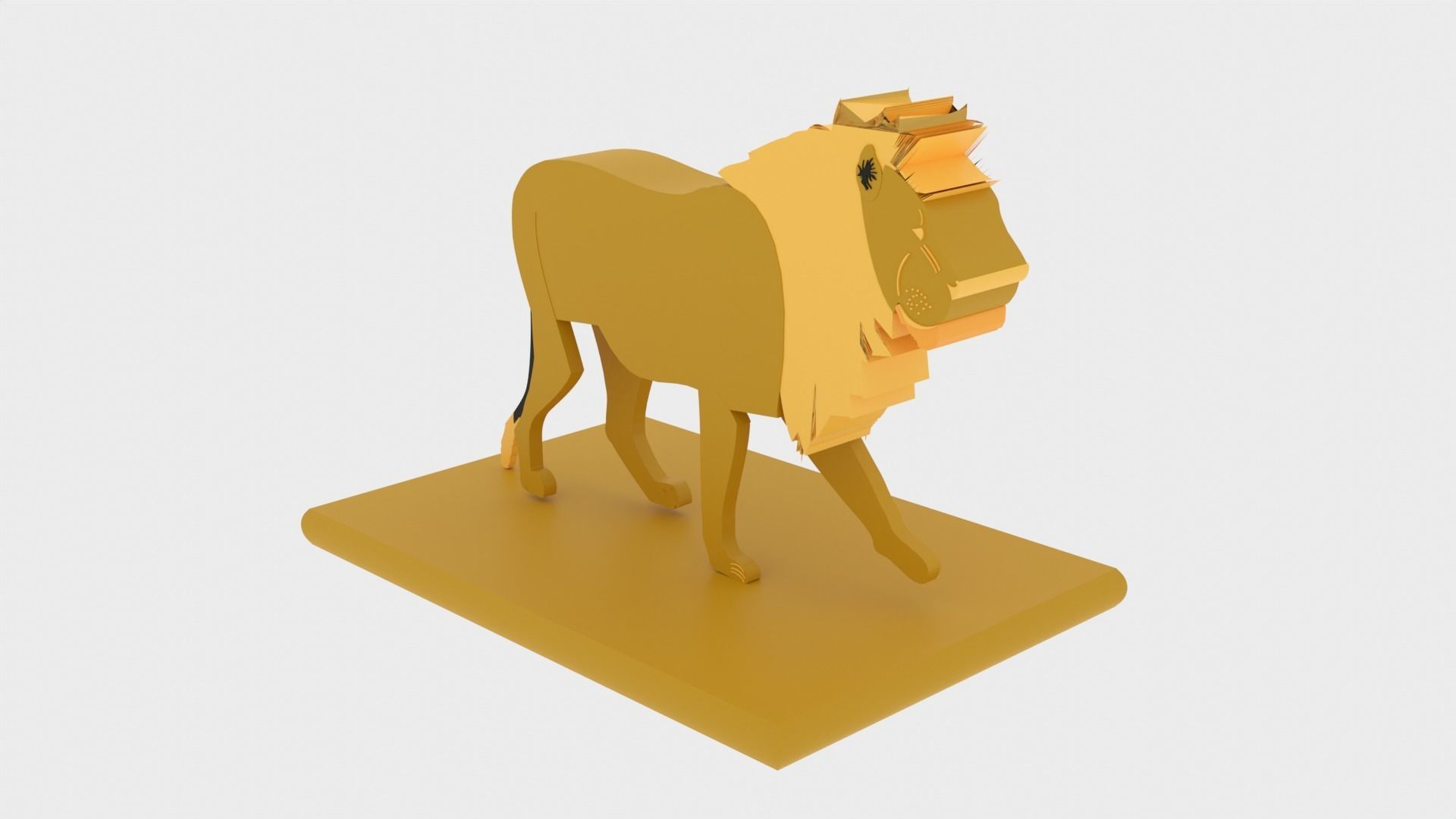 3D model Lion Toy VR / AR / low-poly | CGTrader