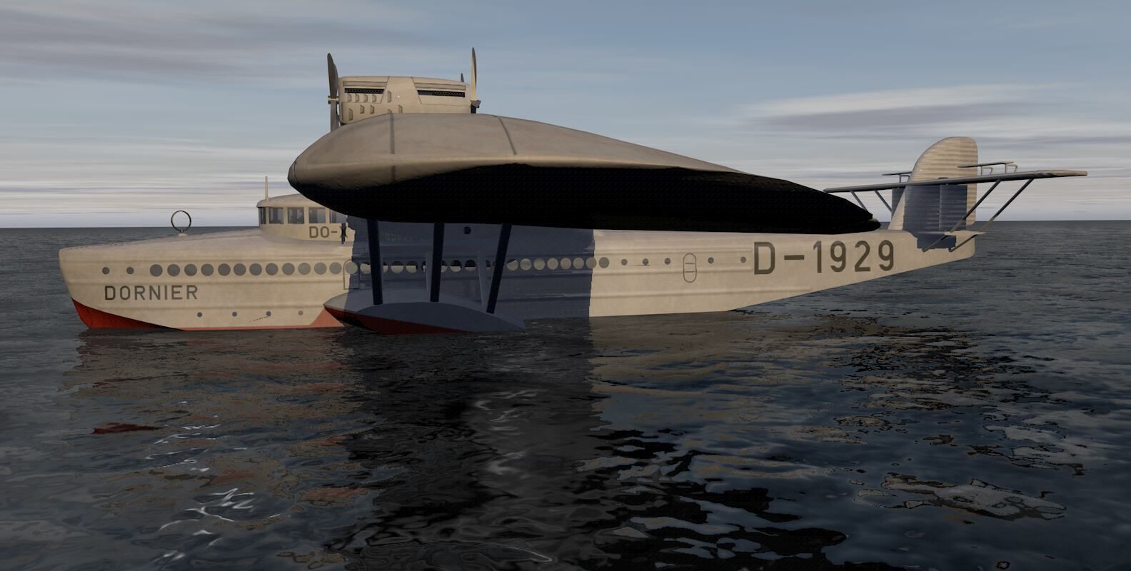 Dornier Do-X 3D model | CGTrader