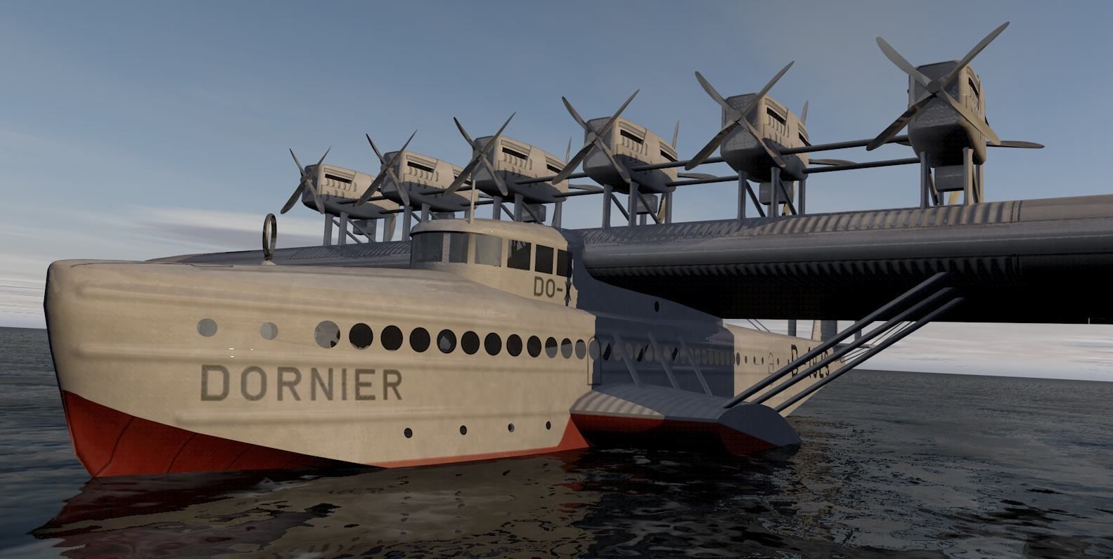 Dornier Do-X 3D model | CGTrader