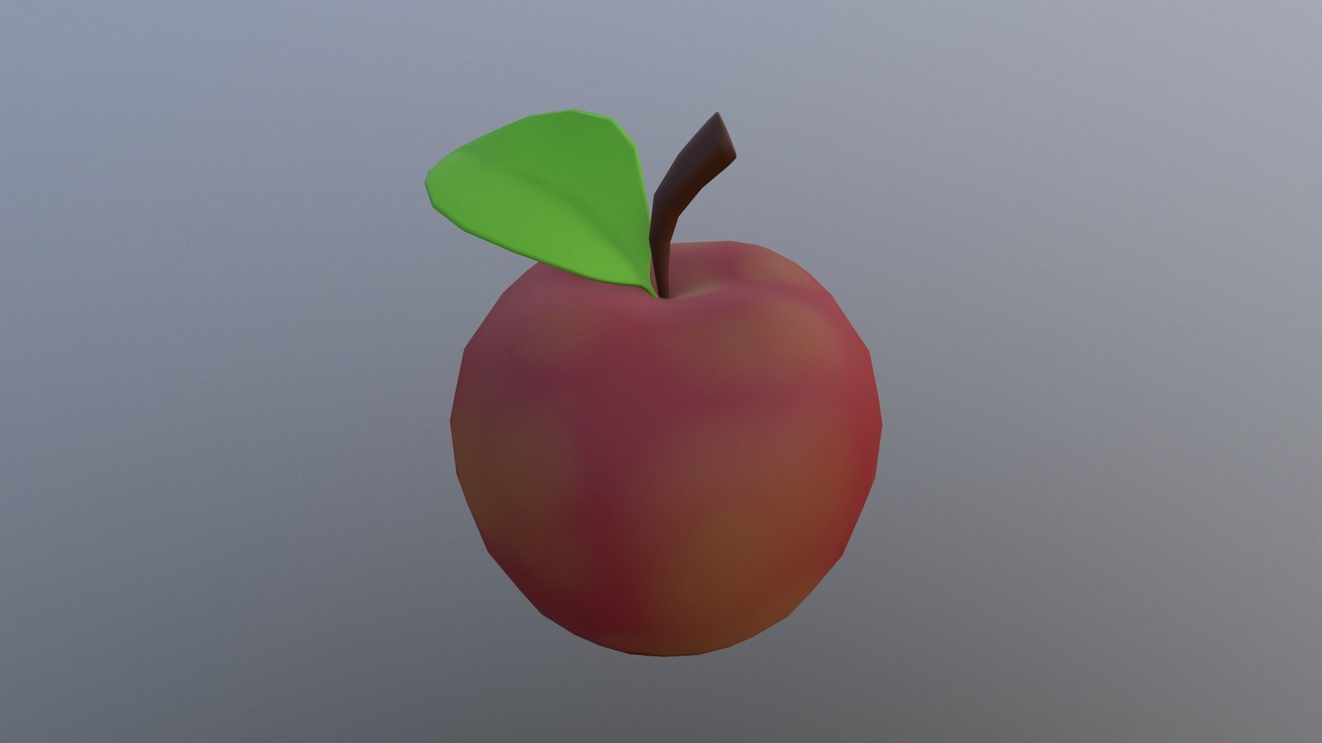 Apple with leaf free VR / AR / low-poly 3D model | CGTrader