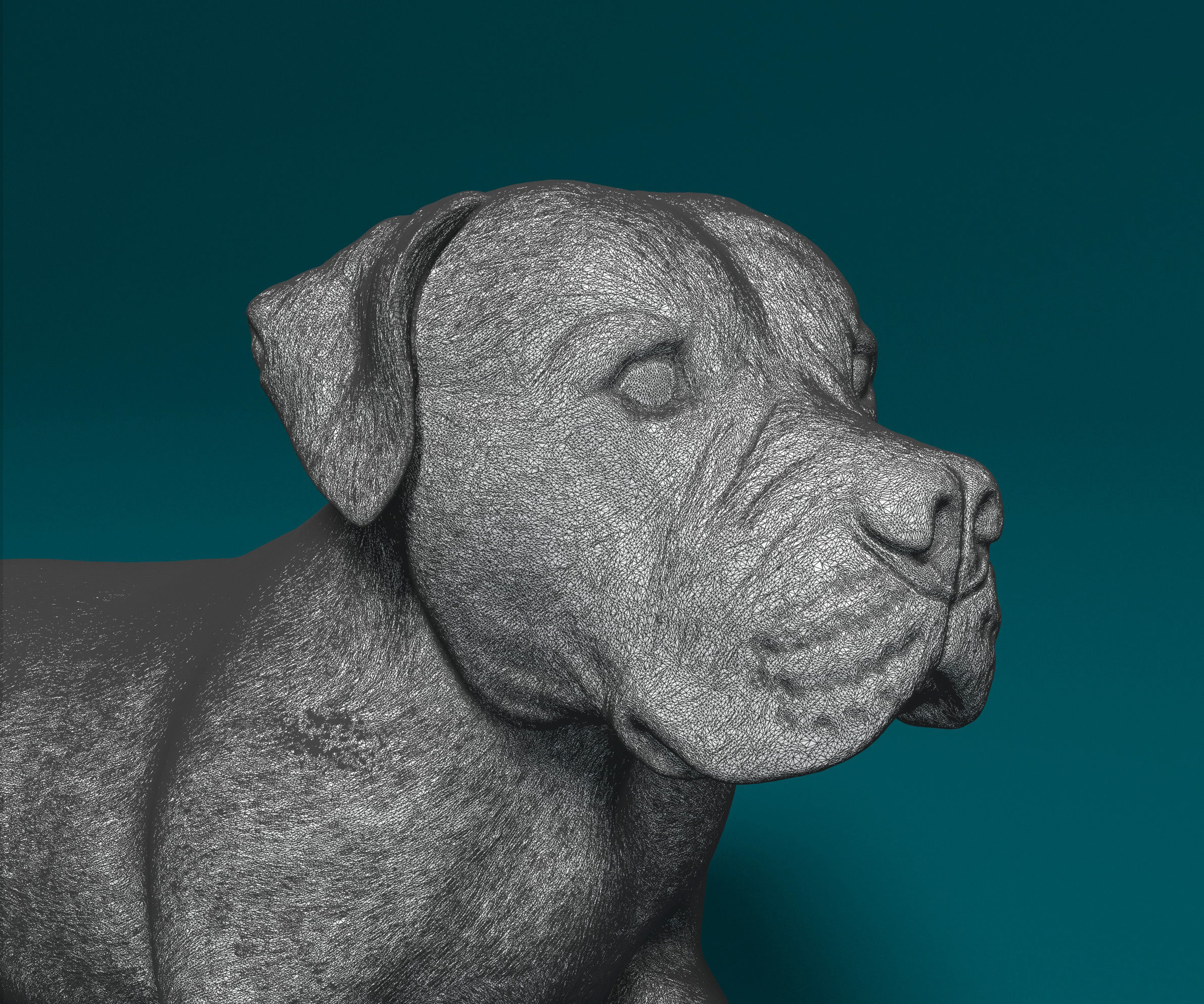 Scott American Bulldog 3D model 3D printable | CGTrader