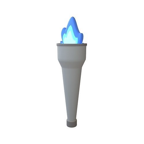 3D model Torch v2 002 VR / AR / low-poly | CGTrader