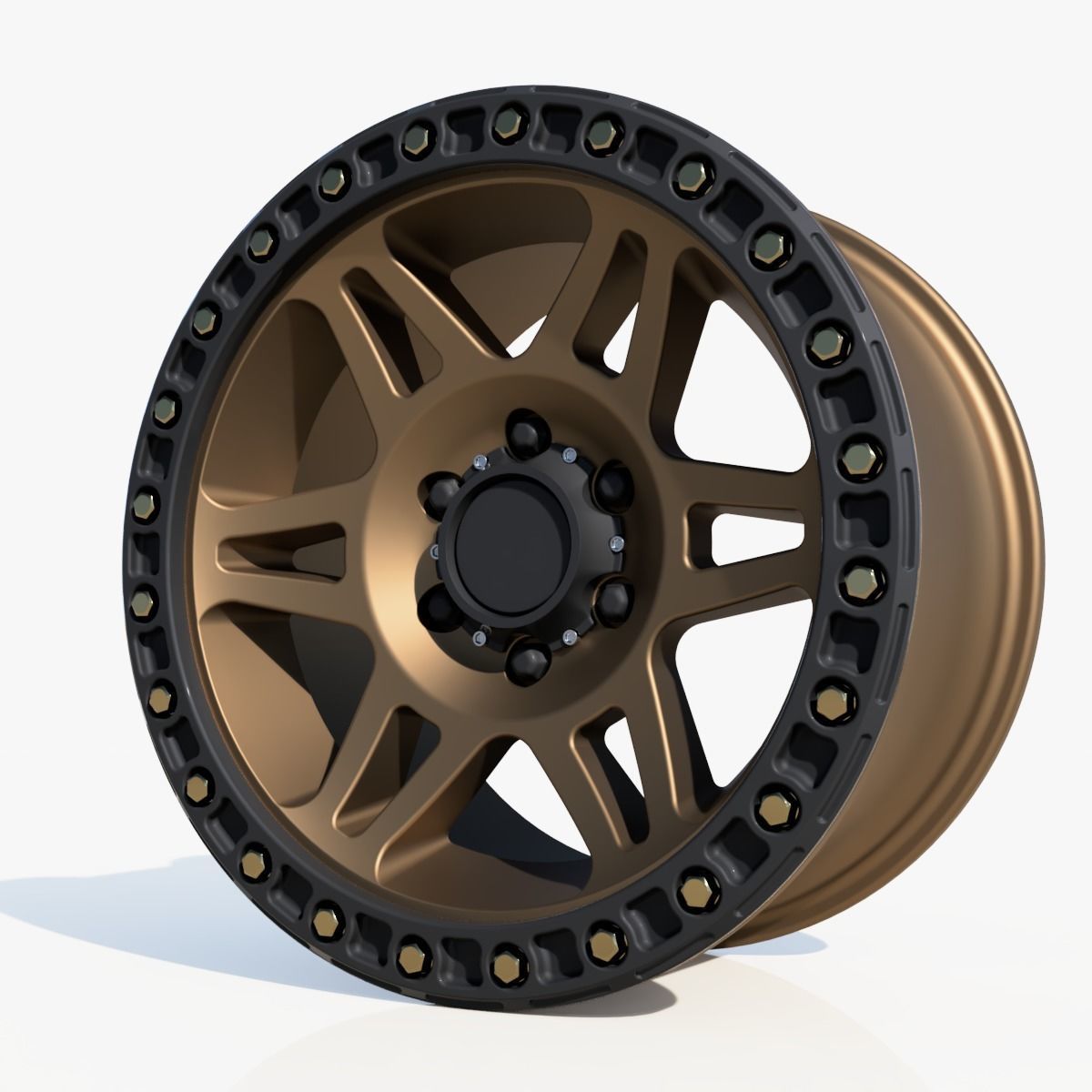 Method 106 beadlock highpoly rim 3D model | CGTrader