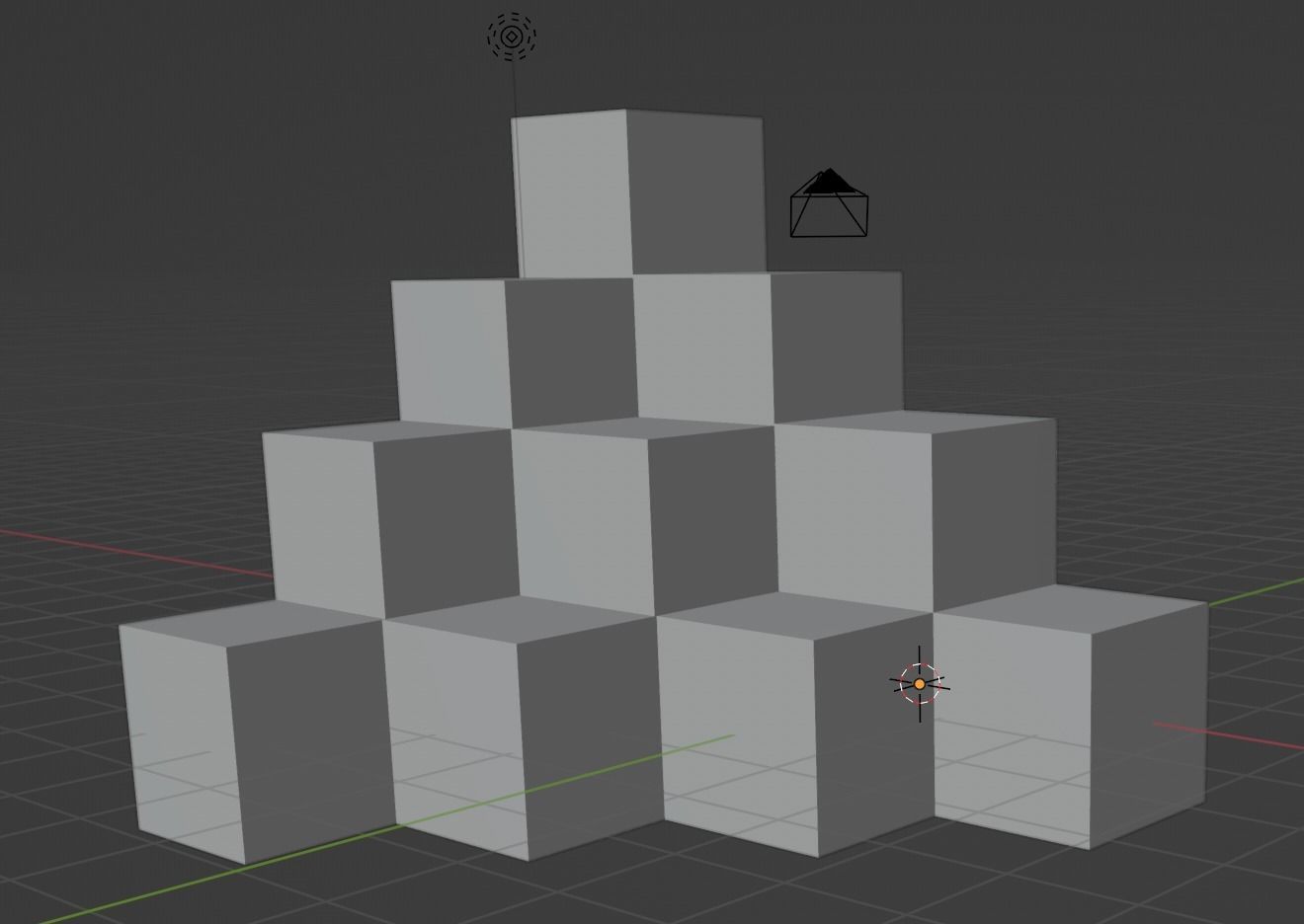 cube stacks triangular free 3D model | CGTrader