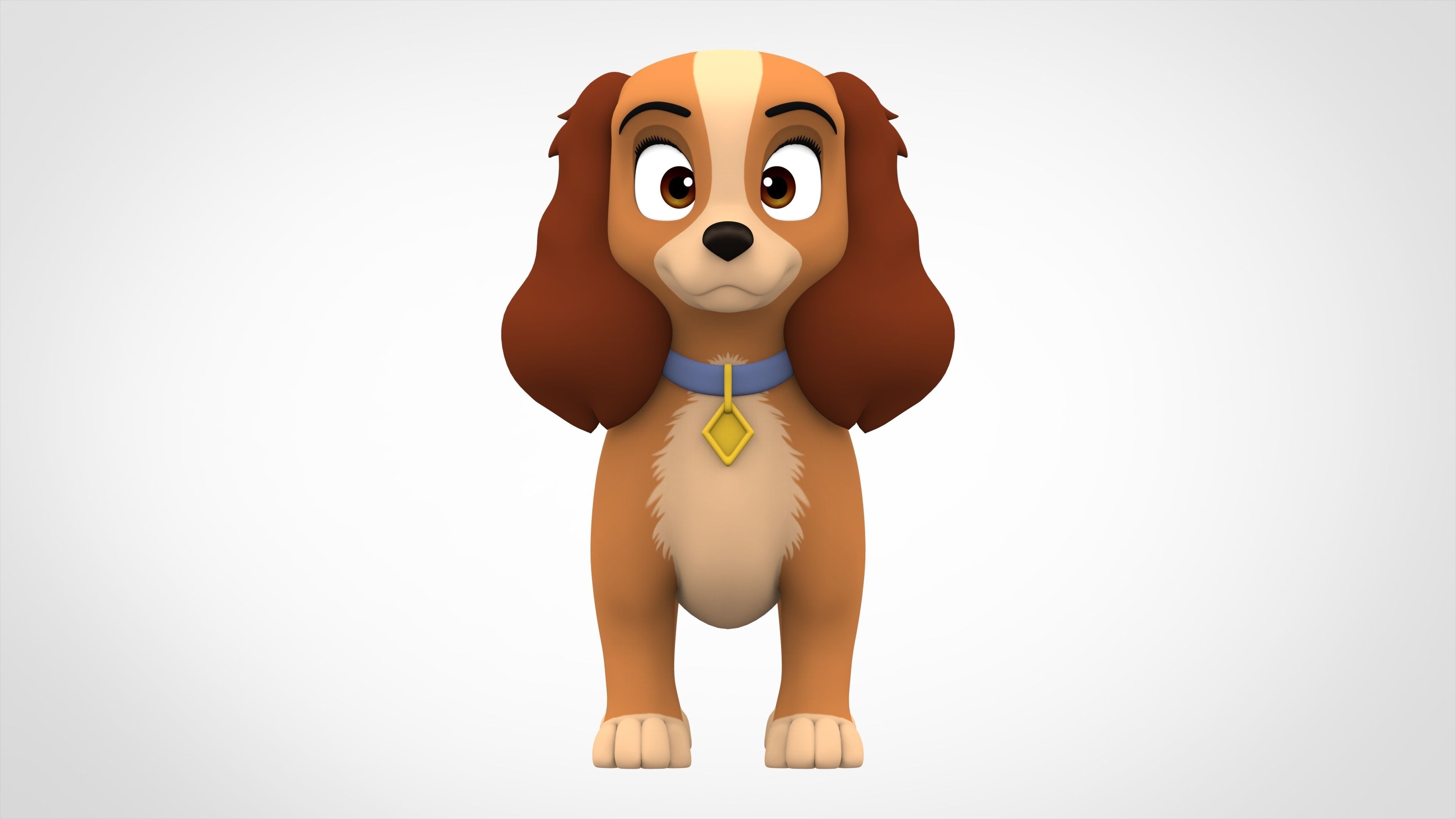 Annette 3D model | CGTrader