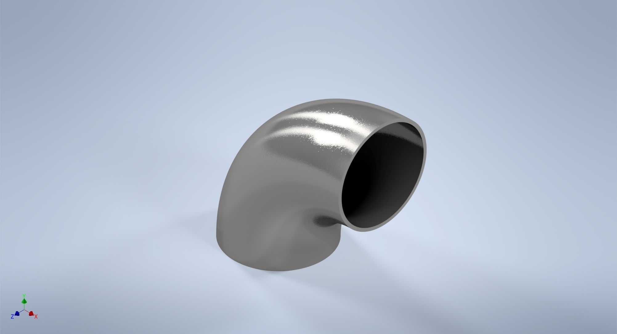 1 1-2 inches NPS BW 90 Degrees LR Elbows ASME-ANSI 3D model 3D ...