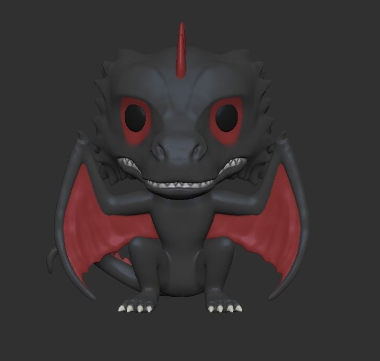 Funko Drogon - Game of Thrones 3D model 3D printable | CGTrader
