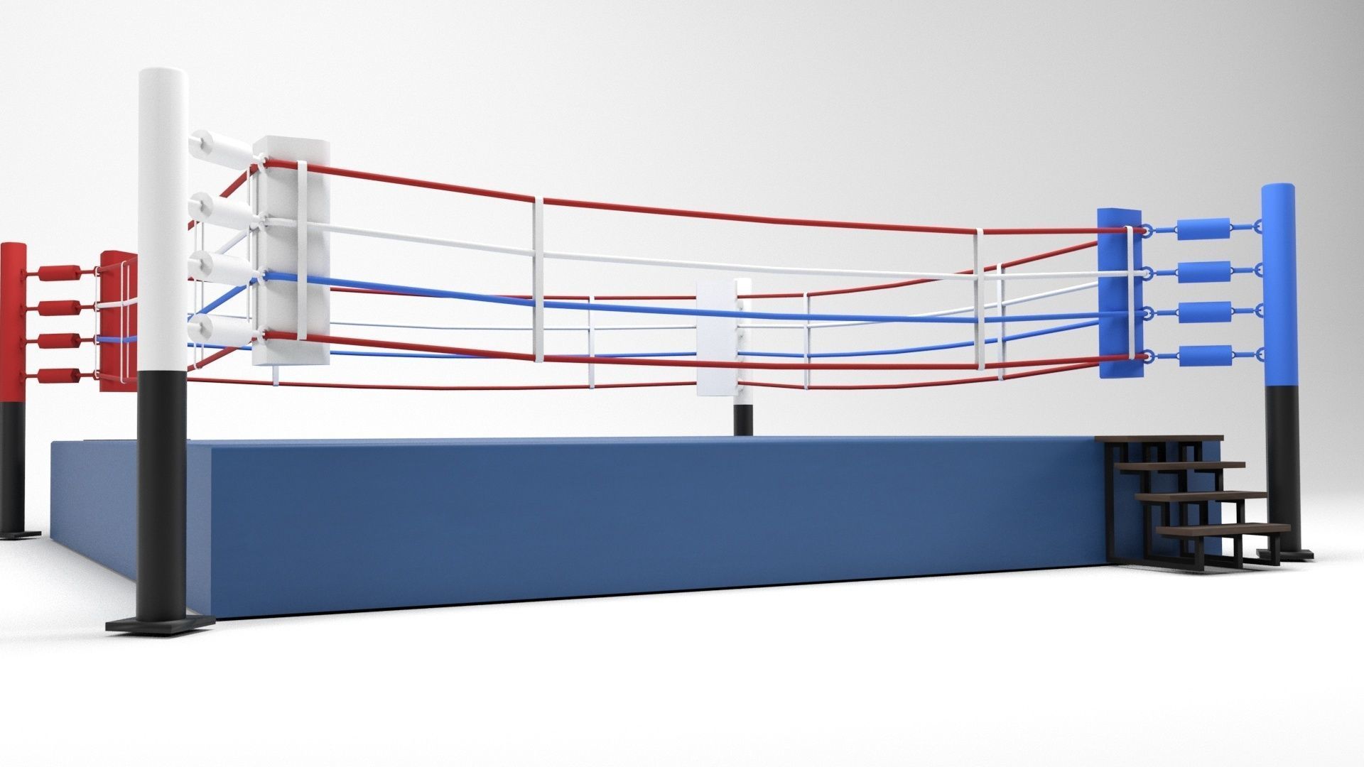 3D model Boxing Ring VR / AR / low-poly rigged | CGTrader