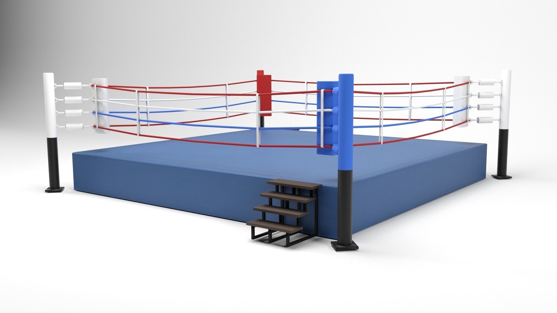 3D model Boxing Ring VR / AR / low-poly rigged | CGTrader