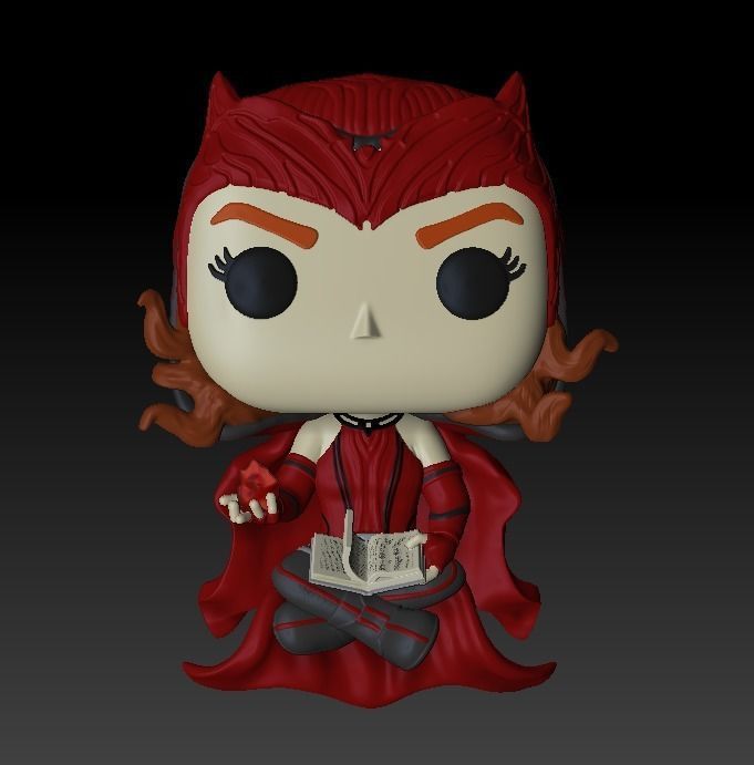 Funko Wanda - Marvel 3D model 3D printable | CGTrader