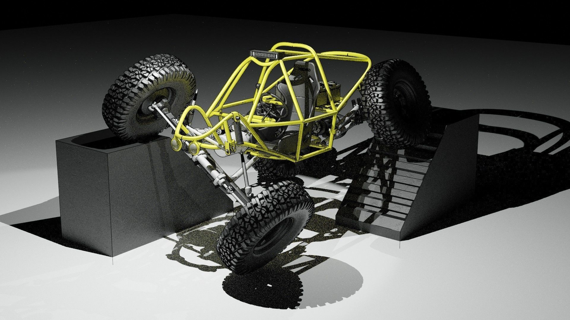 3D model Electric Rock Crawler Concept VR / AR / low-poly | CGTrader