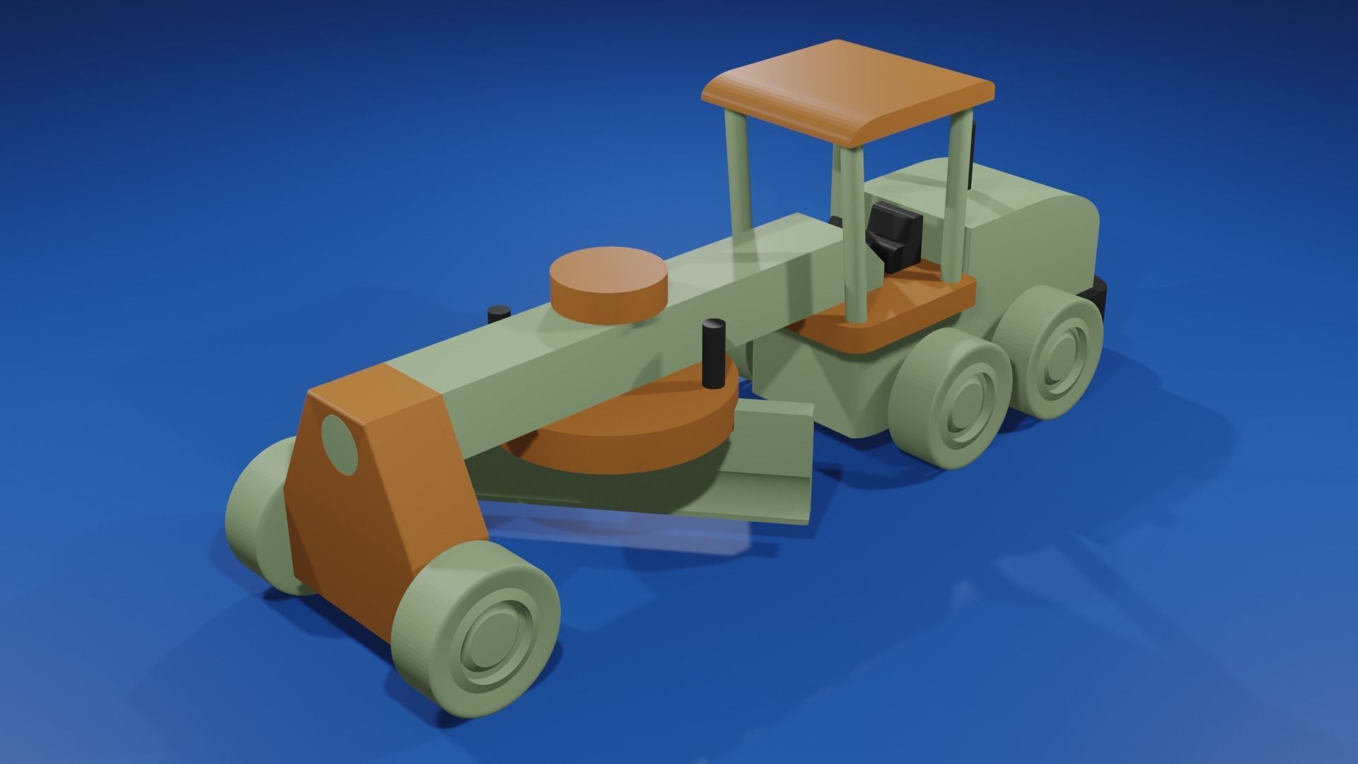 road mixer 3D model | CGTrader