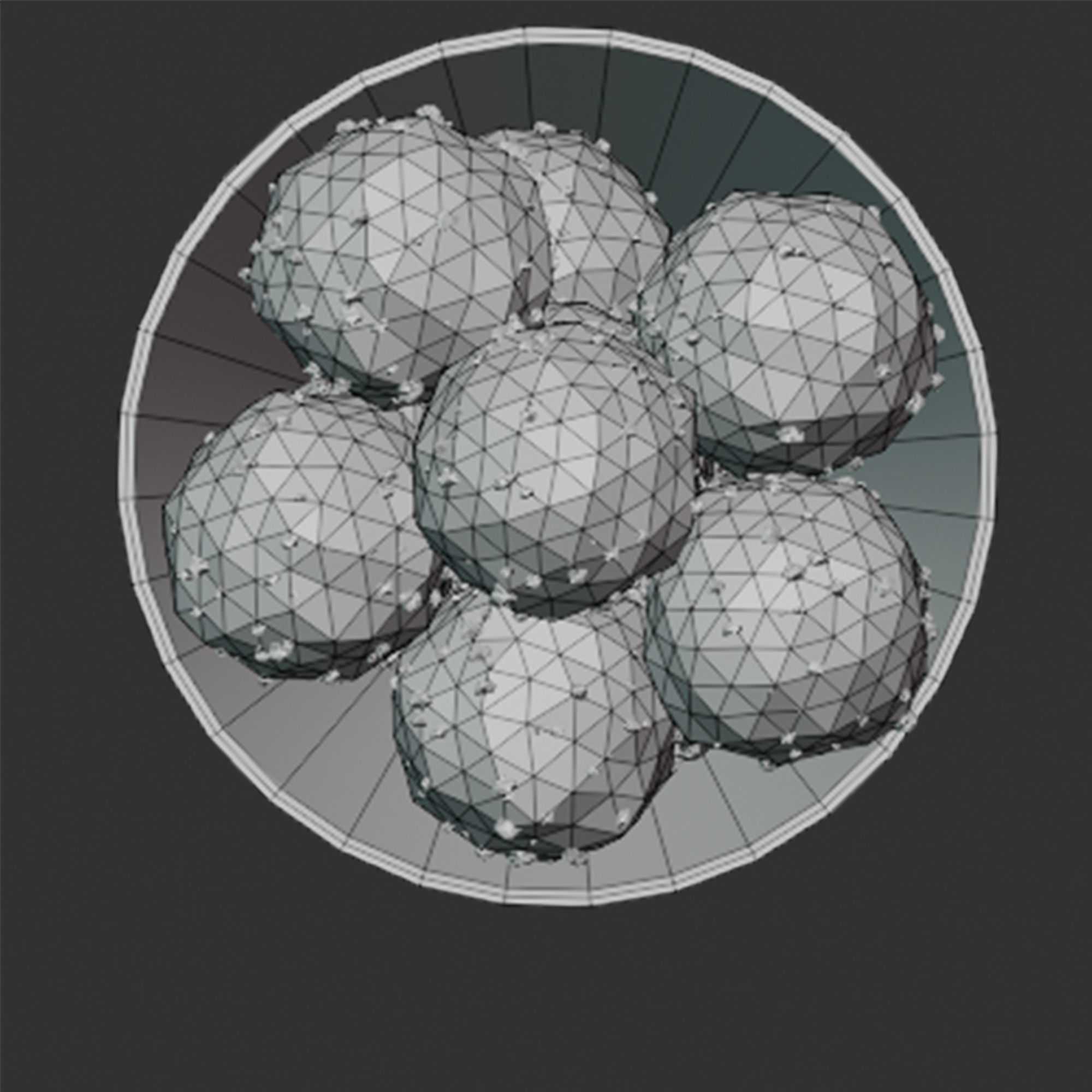 3D model Popcorn Chicken VR / AR / low-poly | CGTrader