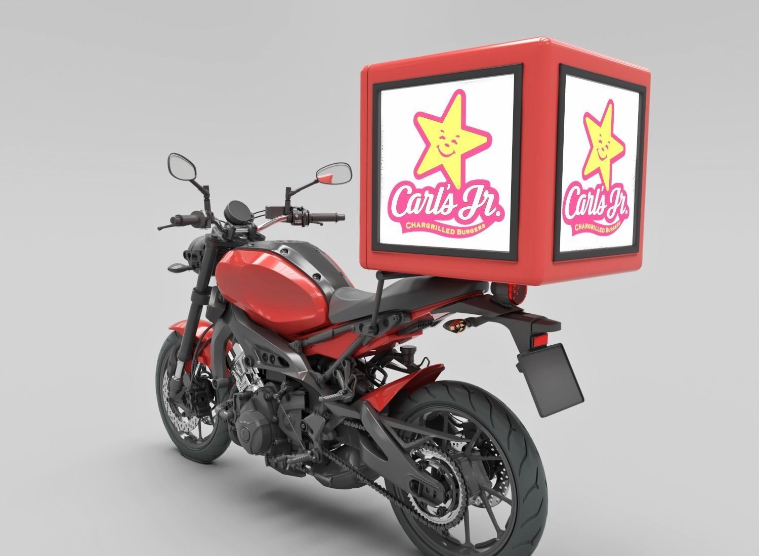 Delivery Motorcycle 3D model | CGTrader