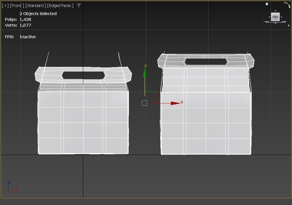 Gable Box-open and close one 3D model | CGTrader