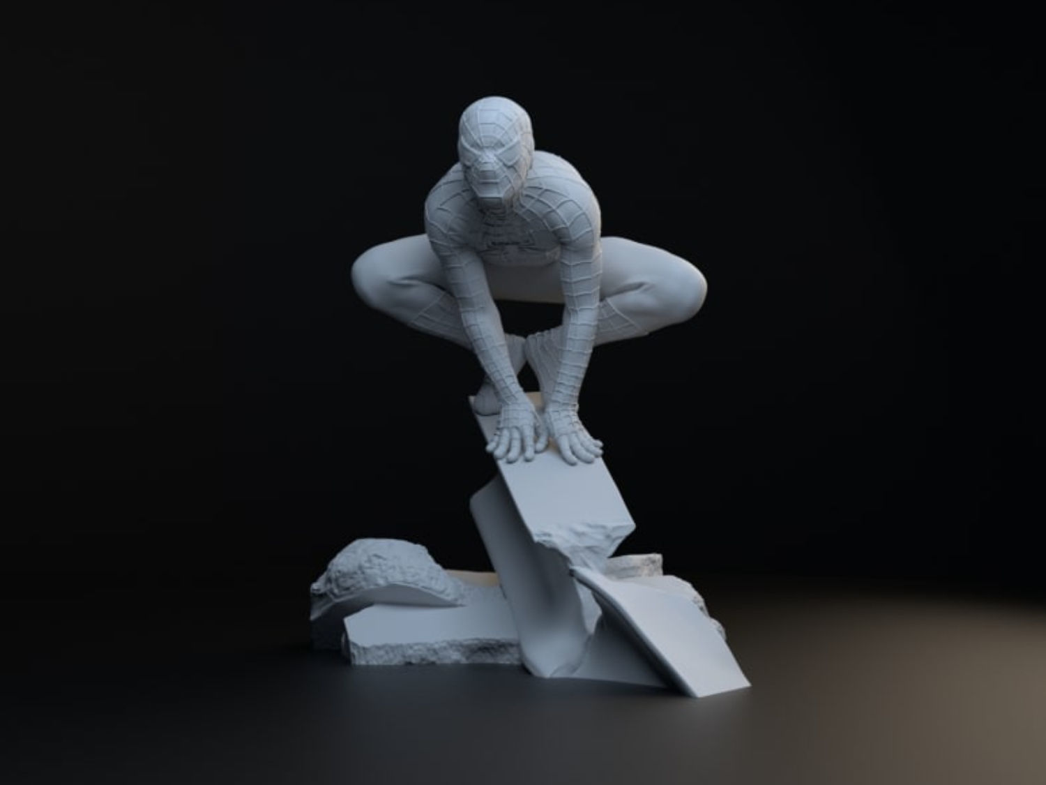 Three Spider-Man 3D model 3D printable | CGTrader