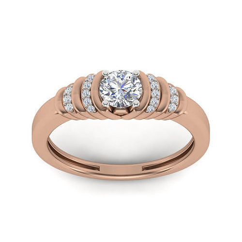 Women solitaire ring 3dm render detail 3D model 3D printable | CGTrader
