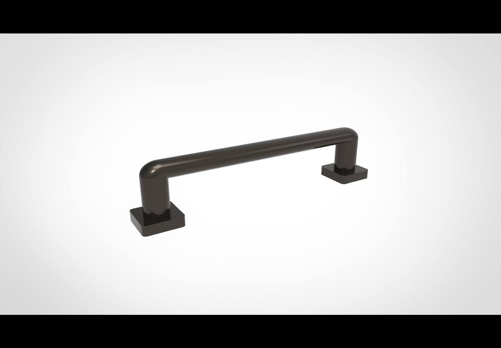 pipe handle door 3D model | CGTrader