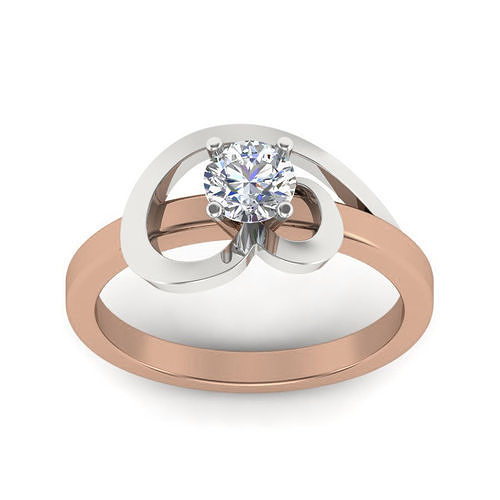 Women solitaire ring 3dm render detail 3D model 3D printable | CGTrader