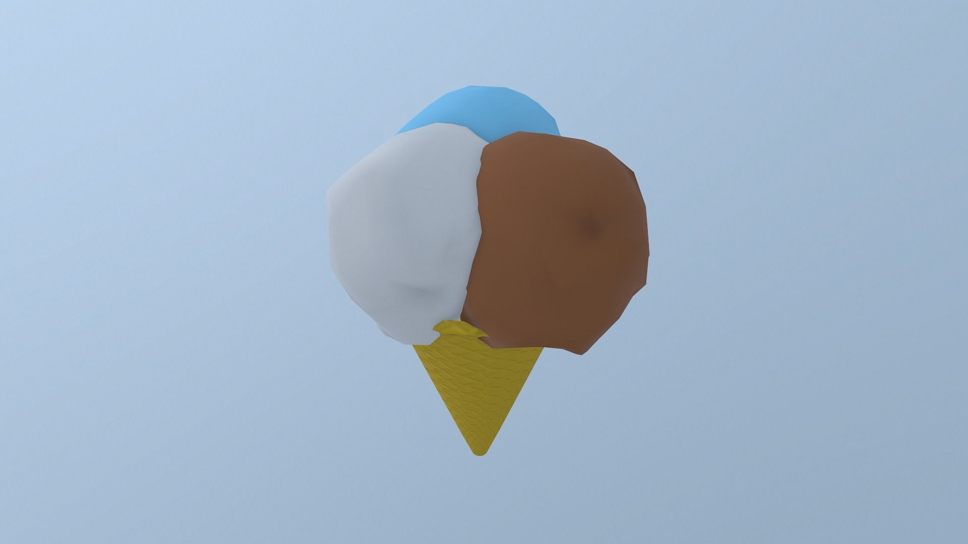 Low Poly Ice Cream free VR / AR / low-poly 3D model | CGTrader