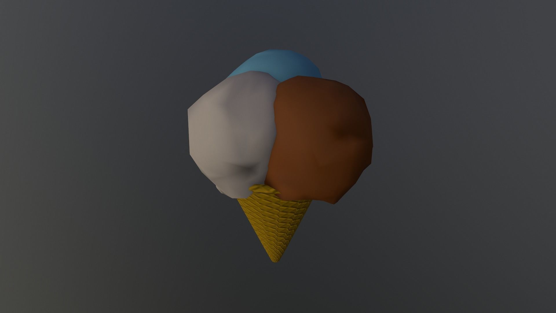 Low Poly Ice Cream free VR / AR / low-poly 3D model | CGTrader