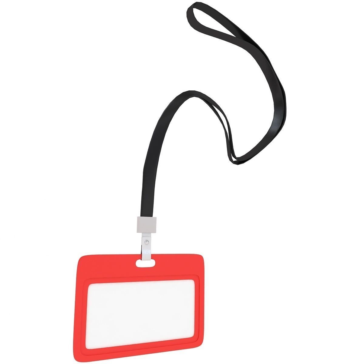 ID badge 3D model | CGTrader