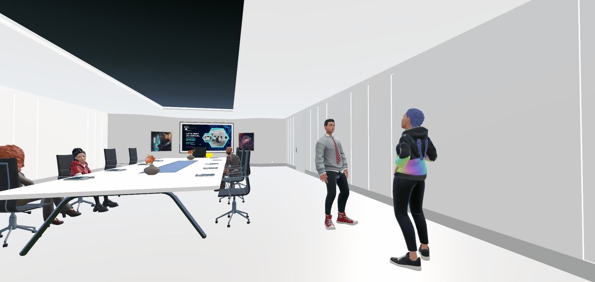 VR Meeting Room 3D model | CGTrader