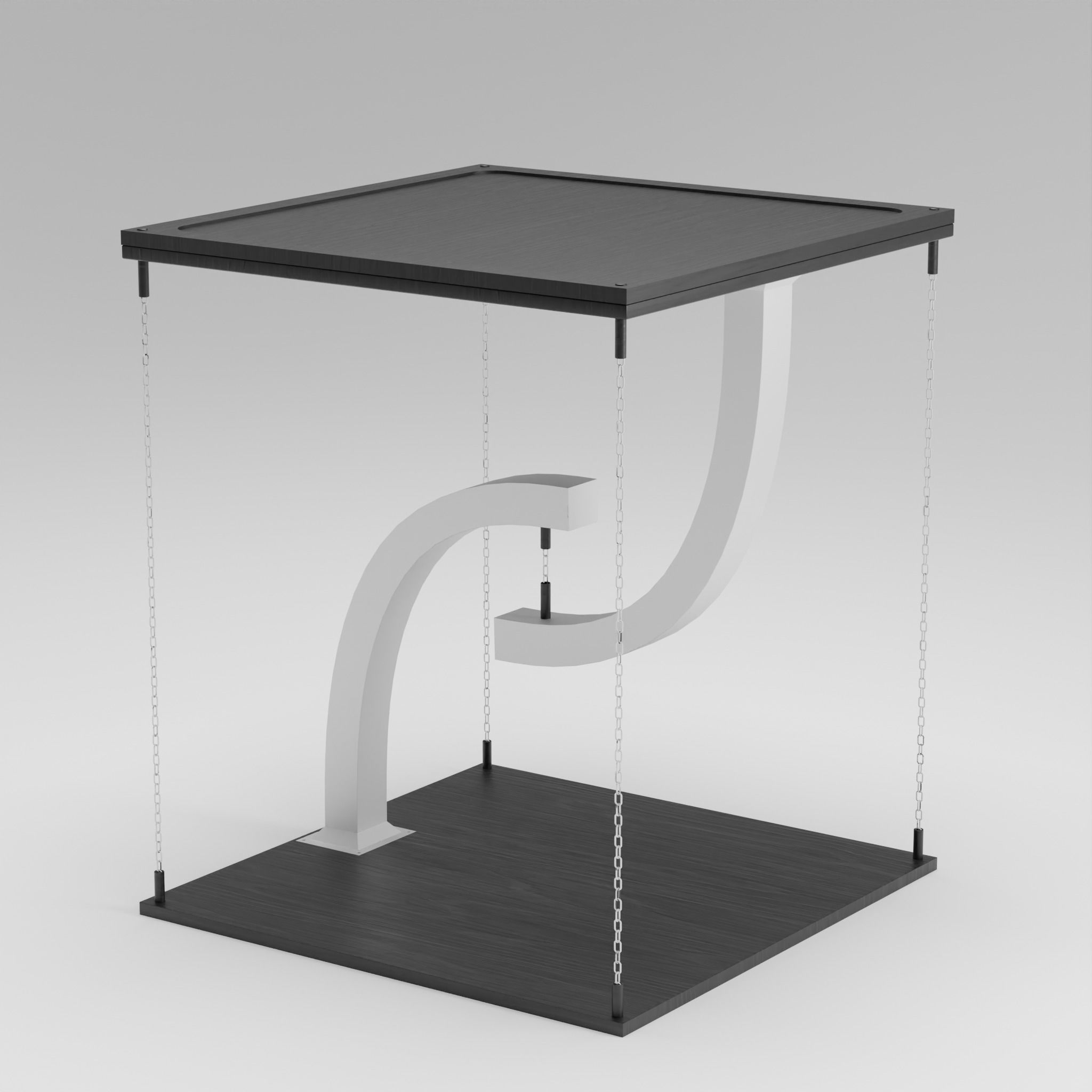 Anti Gravity Tables free 3D model | CGTrader