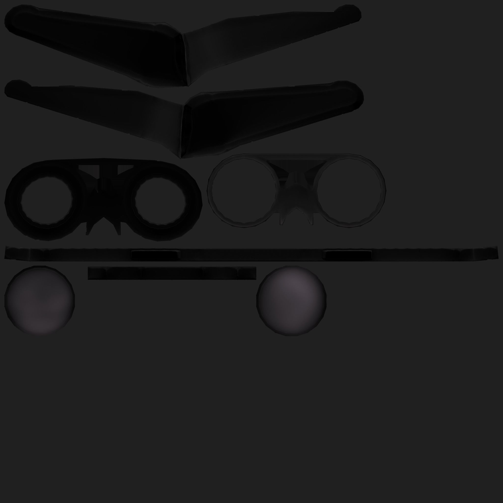 3D model Rebel Dystopian Glasses VR / AR / low-poly | CGTrader