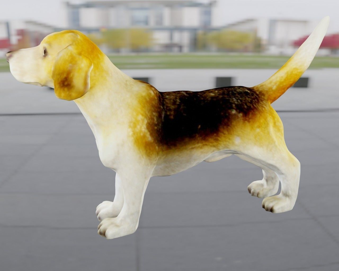 Beagle dog 3D print 3D model 3D printable | CGTrader