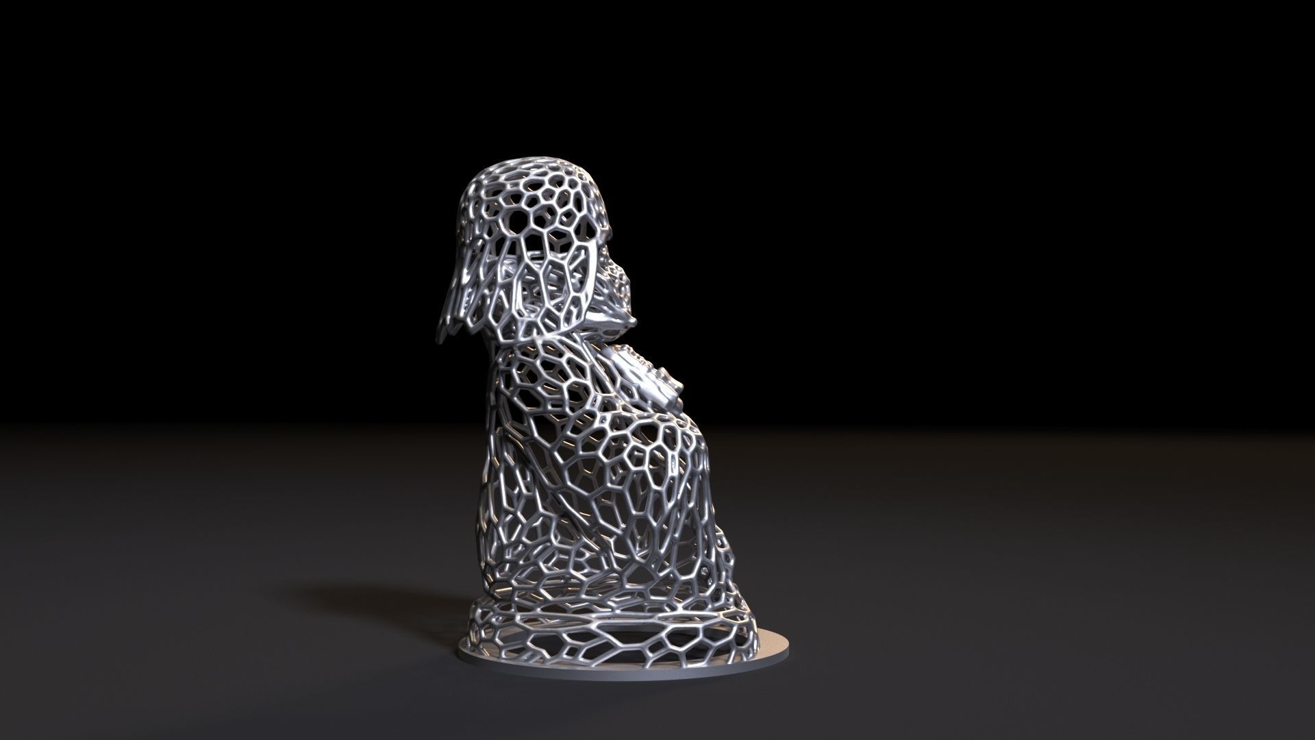 Darth Vader Buddha 3D model 3D printable | CGTrader