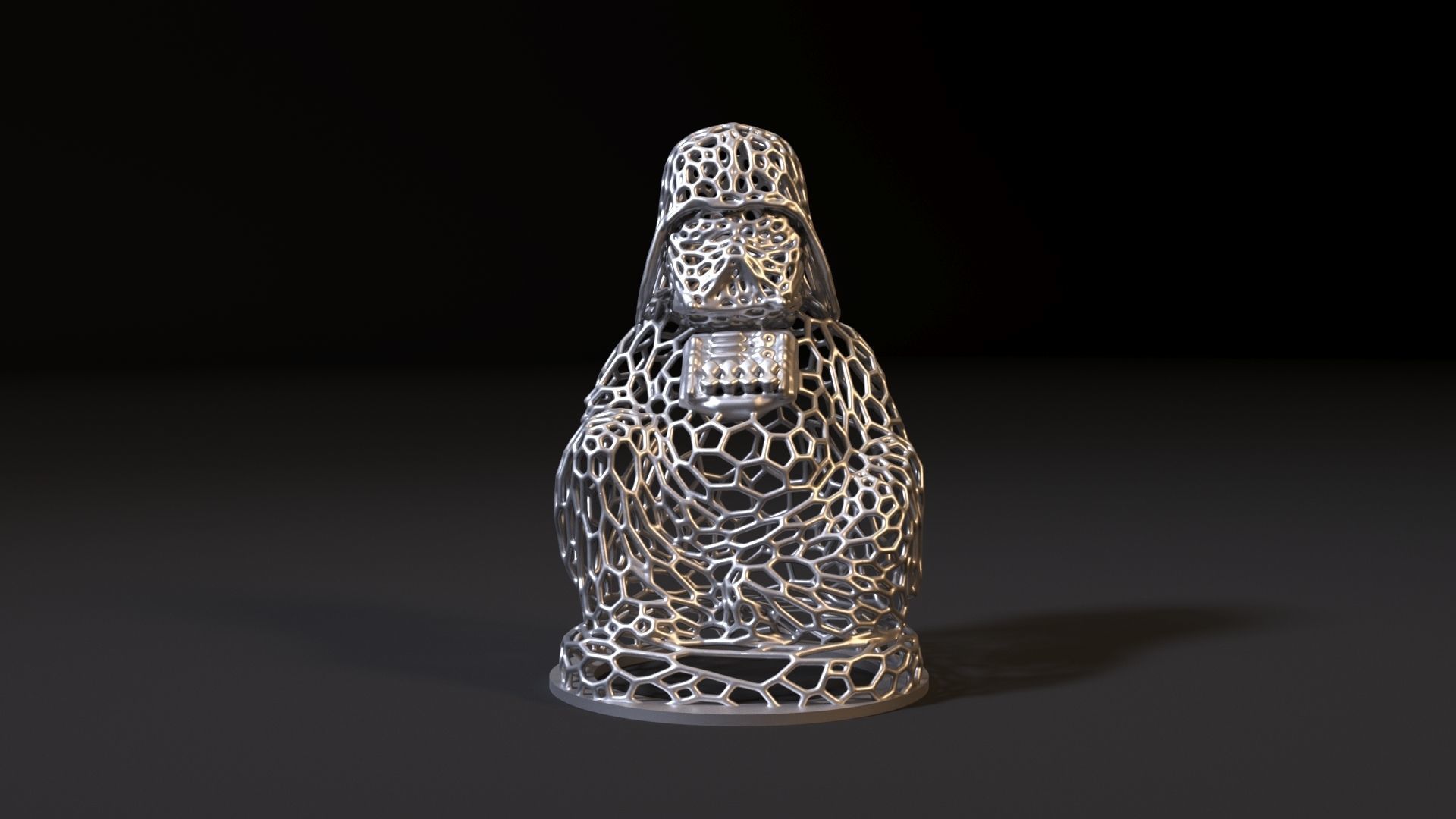 Darth Vader Buddha 3D model 3D printable | CGTrader