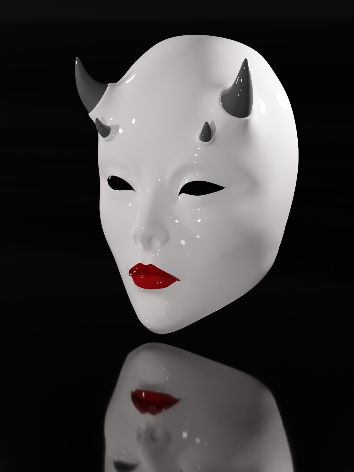Geisha Devil vers 3D model 3D printable | CGTrader