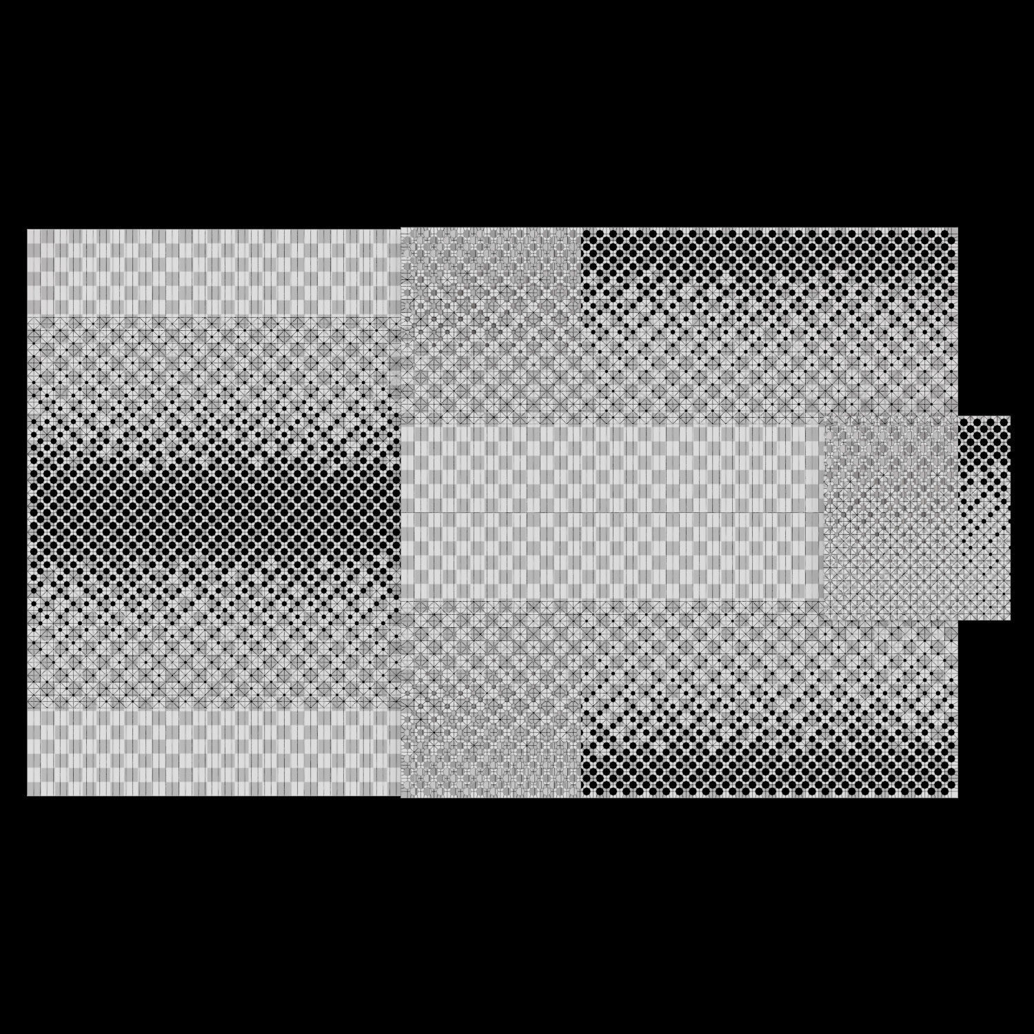 Decorative perforated parametric panel 3D model | CGTrader