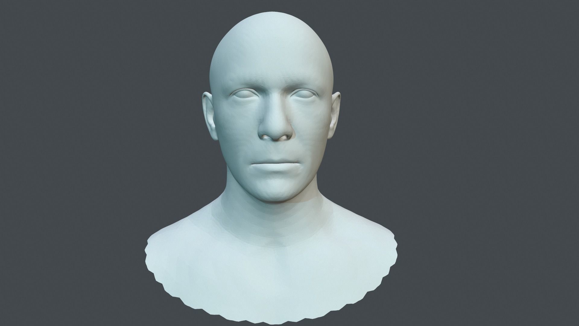 Male Head High-Poly Version 3D model | CGTrader